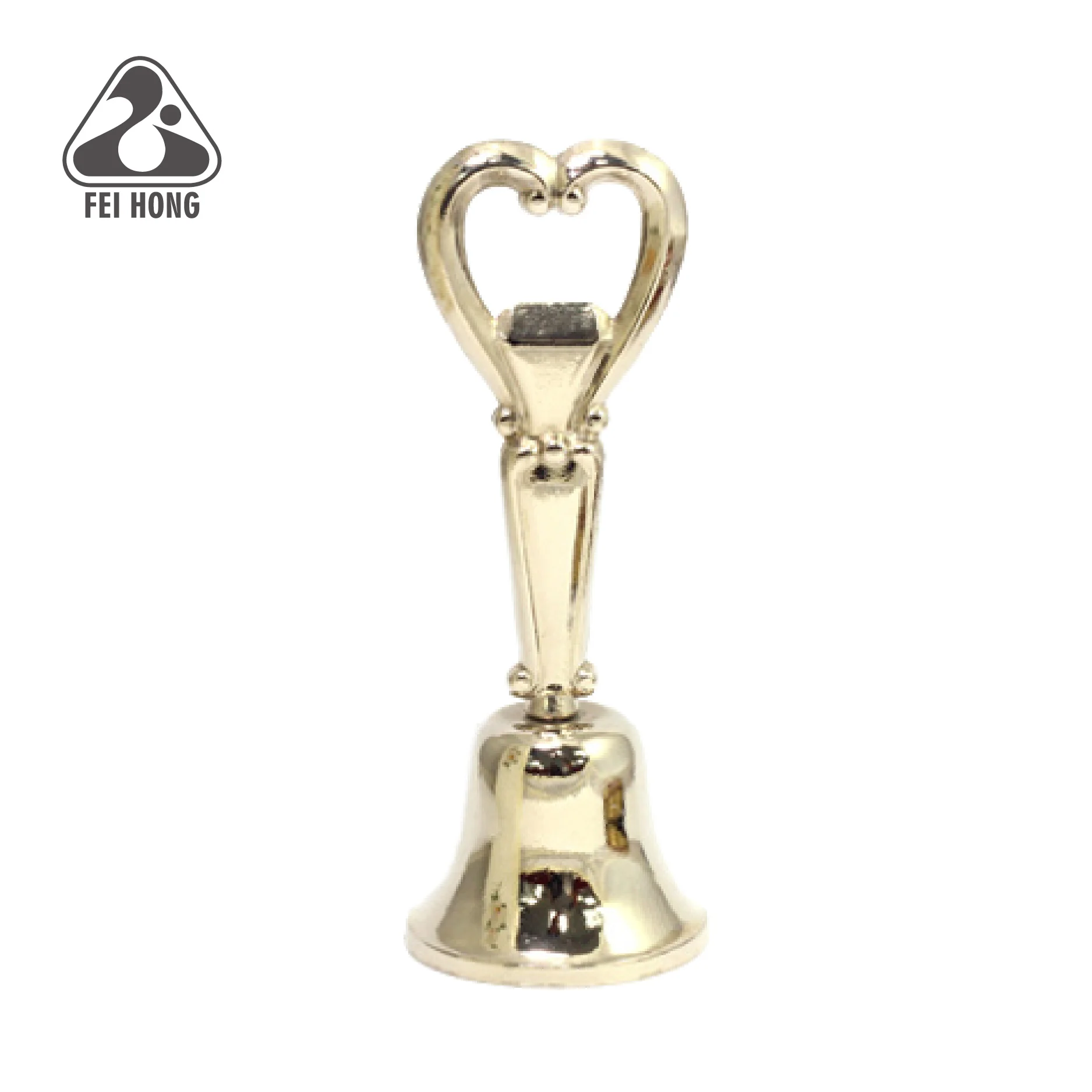 Custom Made Heart Shaped Handle Silver Diner Bell - Buy Heart Shaped ...