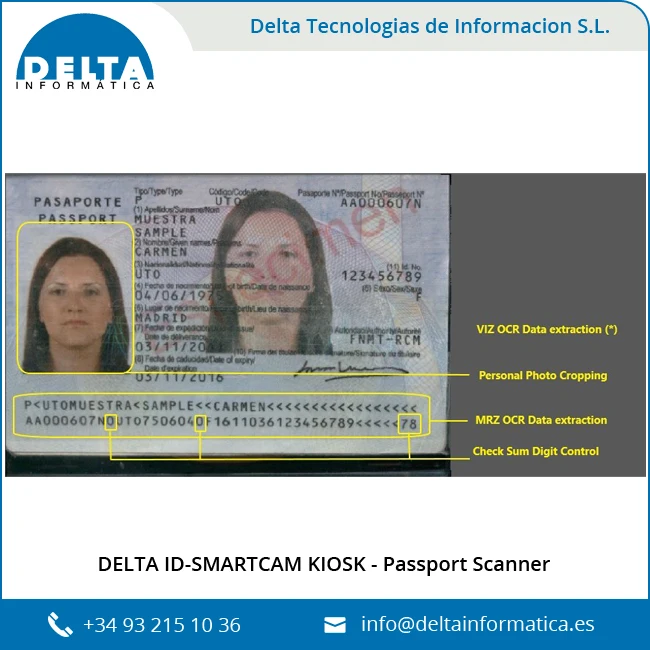 Ocr Passport Scanner Check Reader Kiosk Available At Bulk Price Buy
