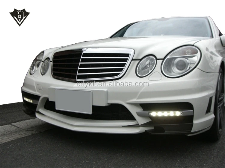 W211 Body Kit FRP Facelift for E-Class 2002-2009, Clip-On Style ...