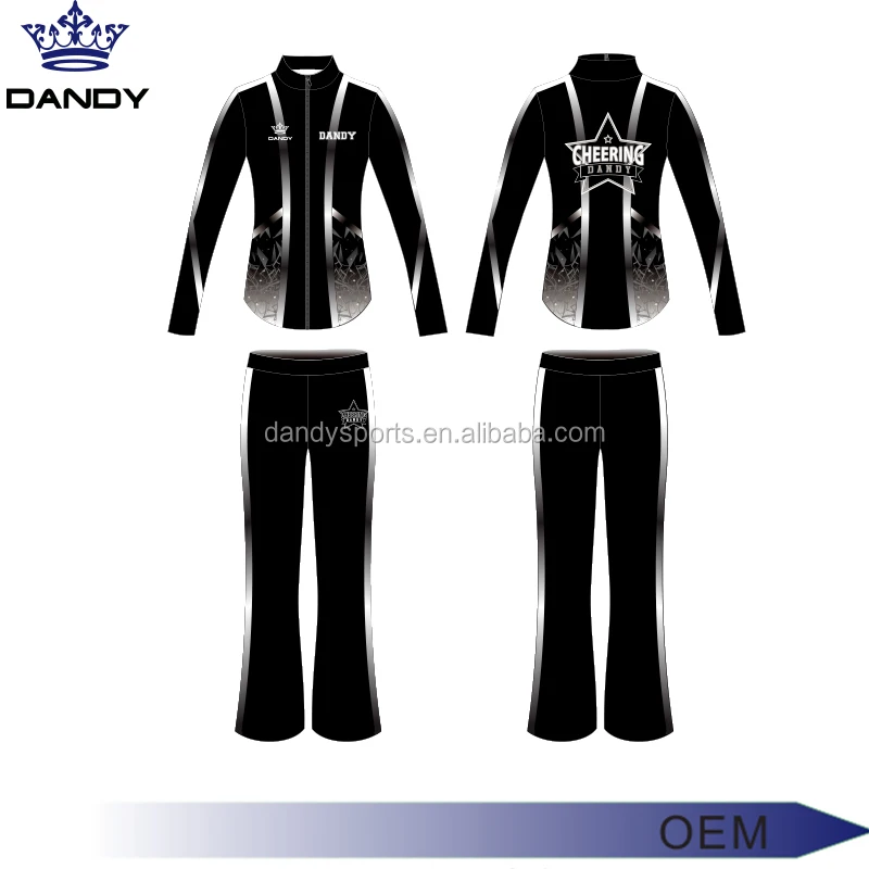 Latest Design Sublimation Custom Sport Tracksuit,Cheerleading Warmup ...