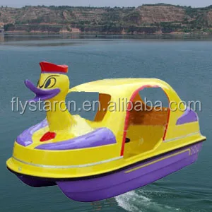 Water Park Fiberglass Human Power Foot Paddle Pedal Boat - Buy Pedal ...