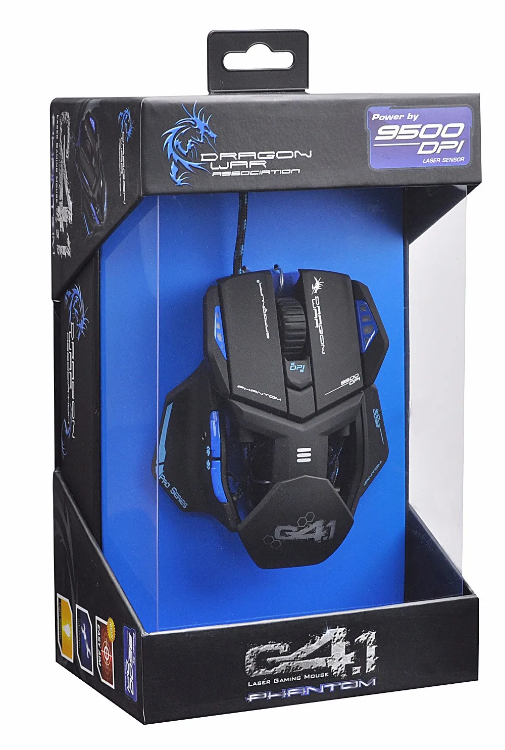 6D Removable Symmetrical Both Hands Fit MMO Professional Gaming Mouse ...