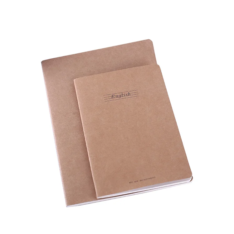 Hot Sale Custom Recycle Brown Kraft Paper Blank Notebook - Buy Brown ...