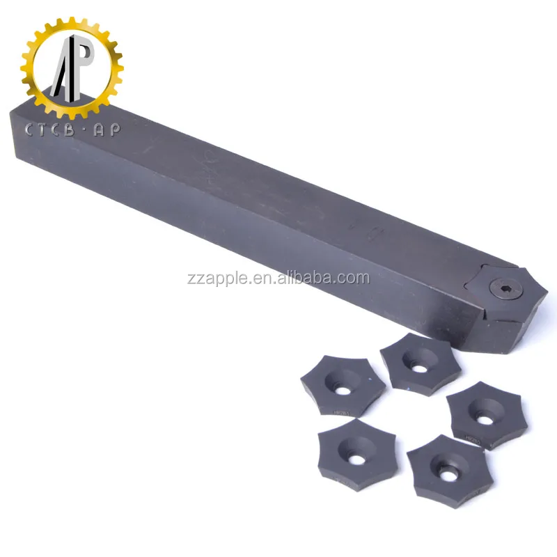 Carbide Cnc Inserts Series Six Sided Scarfing Inserts For External Tube ...