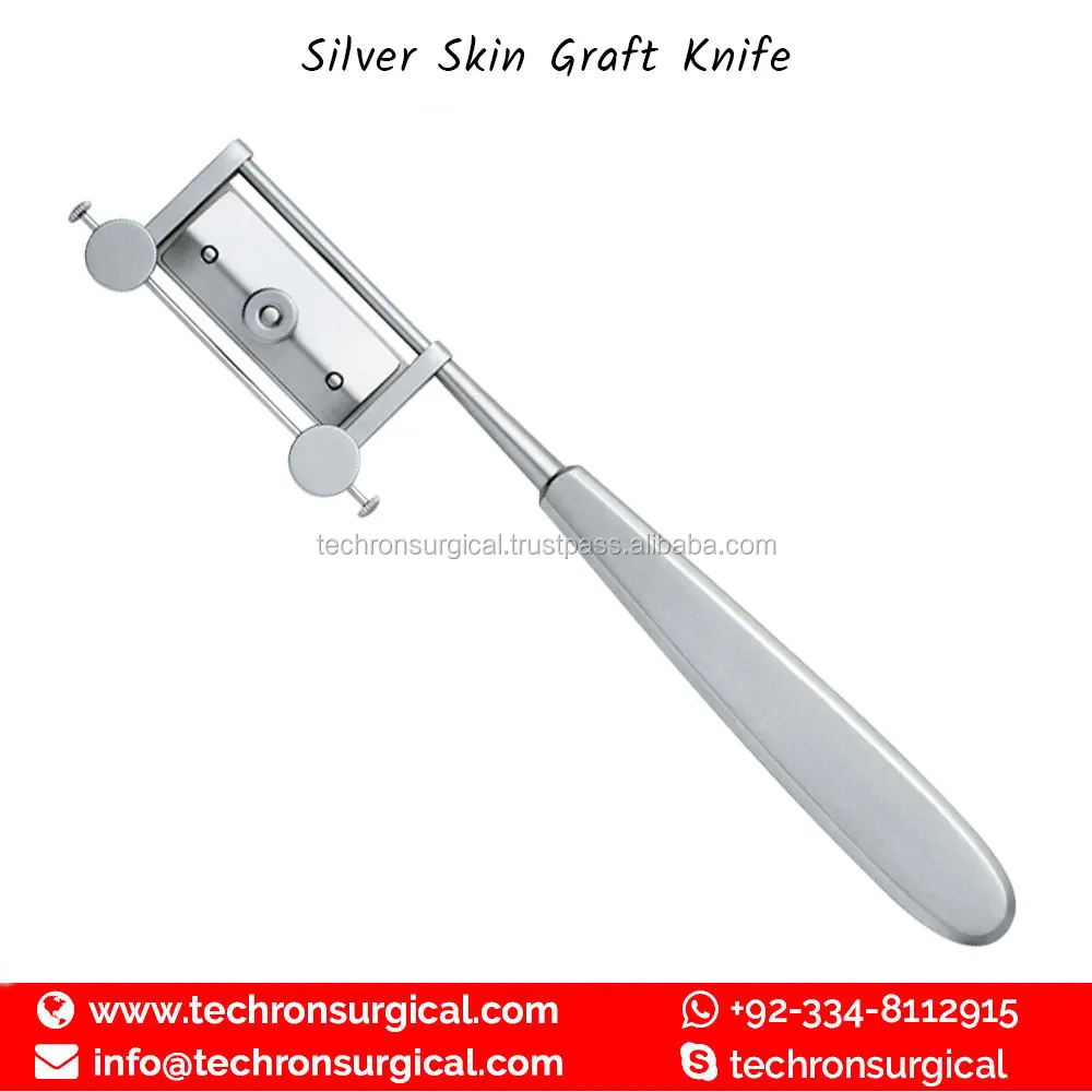 Silver Dermatome Skin Grafting Knife - Buy Wholesale Price Dermatome ...