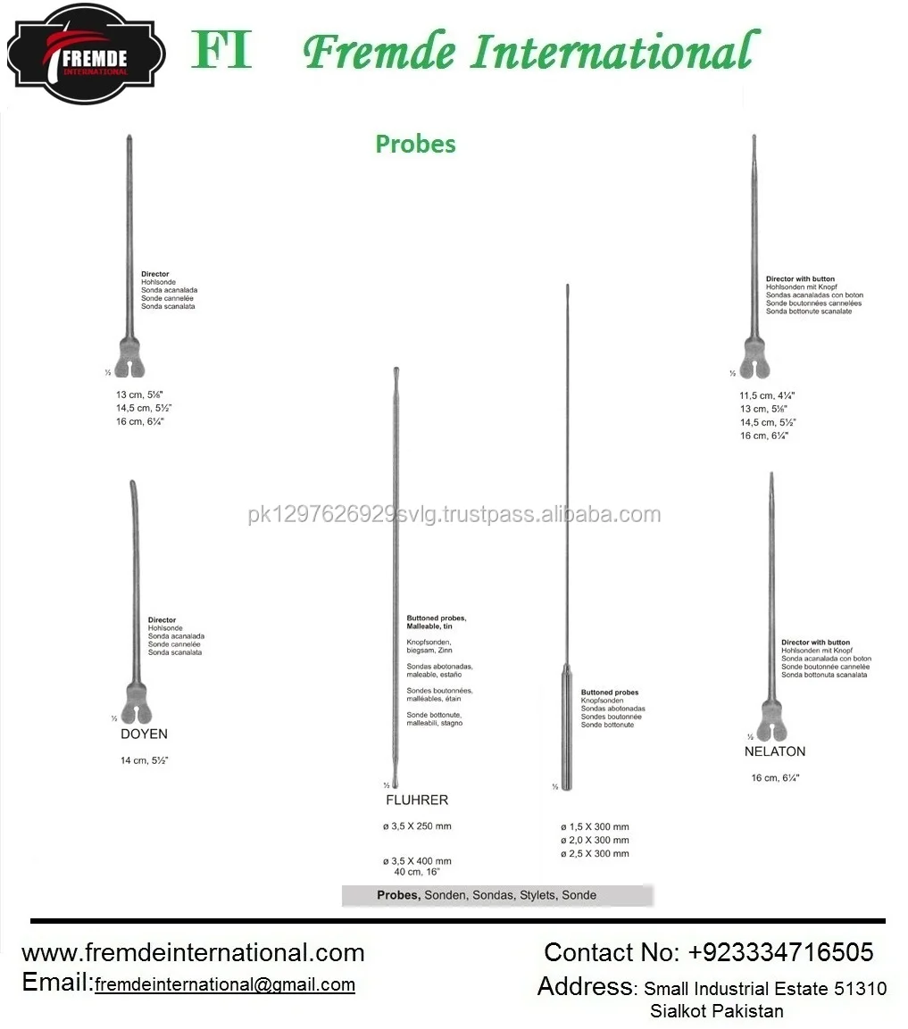 Doyen Director & Nelaton Probes - ISO & CE Certified
