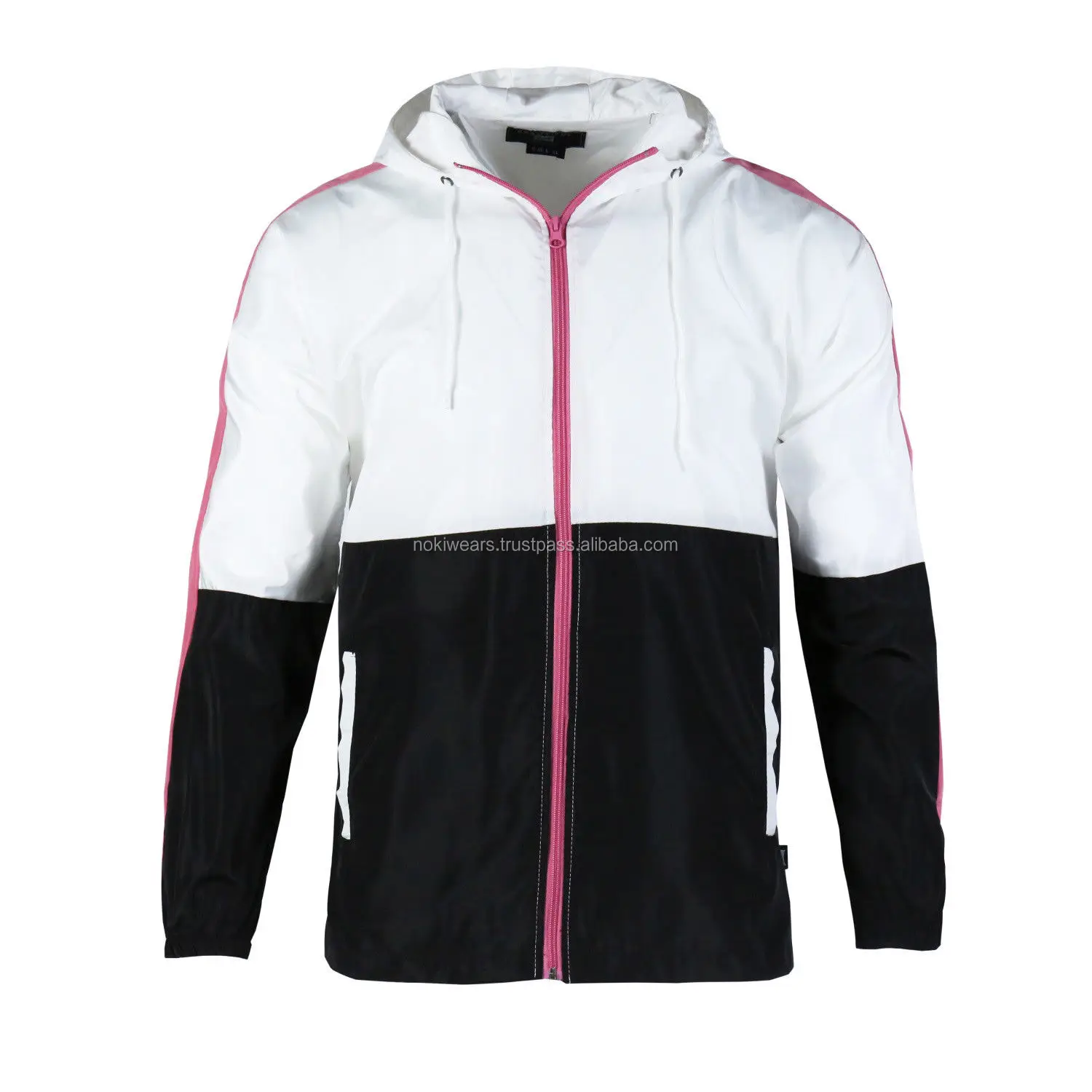 Oem Autumn Nylon Custom Running Jacket Wind Cheater /hooded Anorak ...
