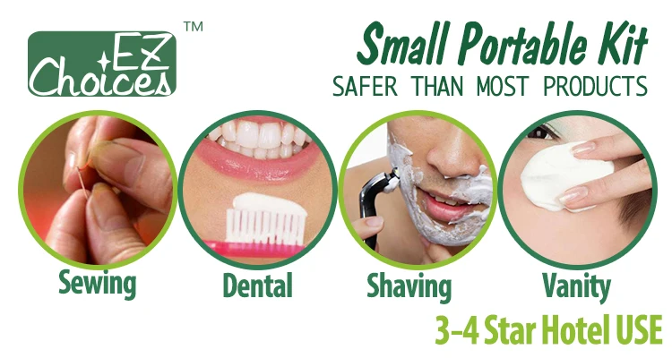 Eco Amenites Vanity Kit Travel Amenities Hotel Toiletries In Bulk Guest ...