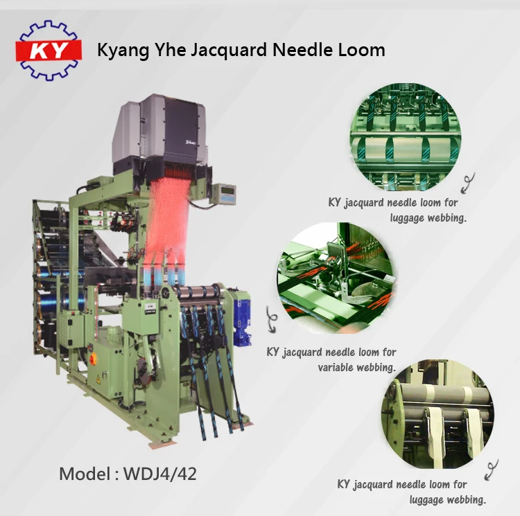 Kyang Yhe wide and narrow electronic jacquard needle loom machine ...