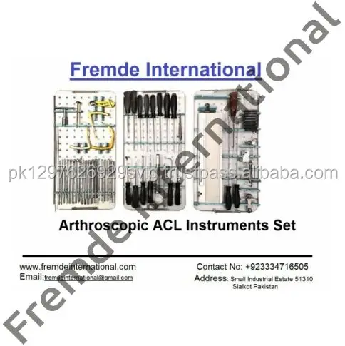 Knee Arthroscopy Instruments SET - ACL Reconstruction Tools