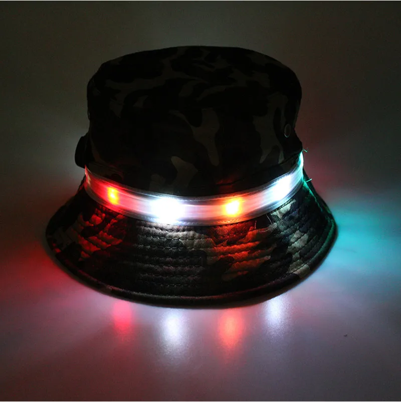 2017 New Arrival Led Ultra Bright Reflective Lattice Bucket Hat - Buy ...