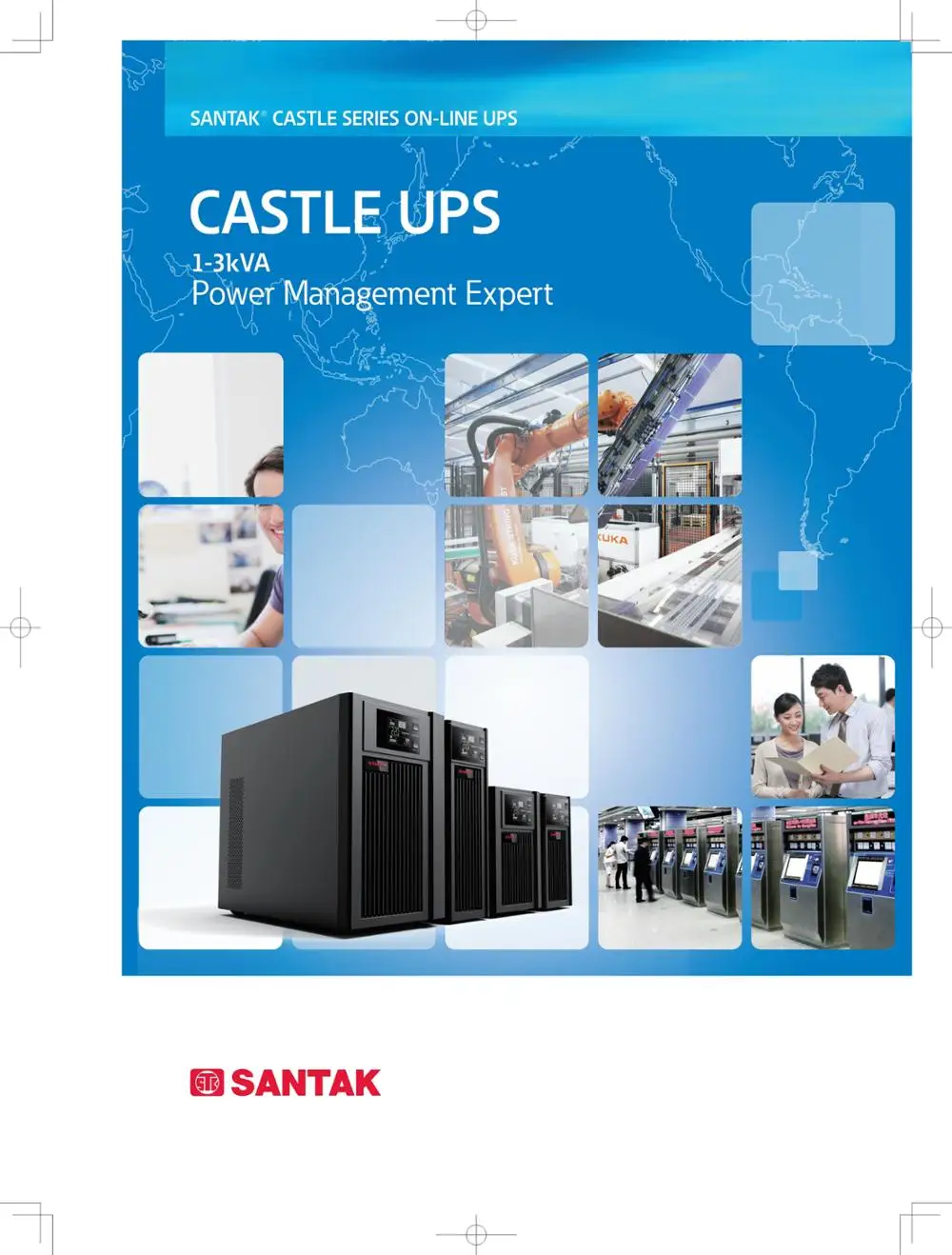 SANTAK Castle Series UPS - Reliable Power for Security