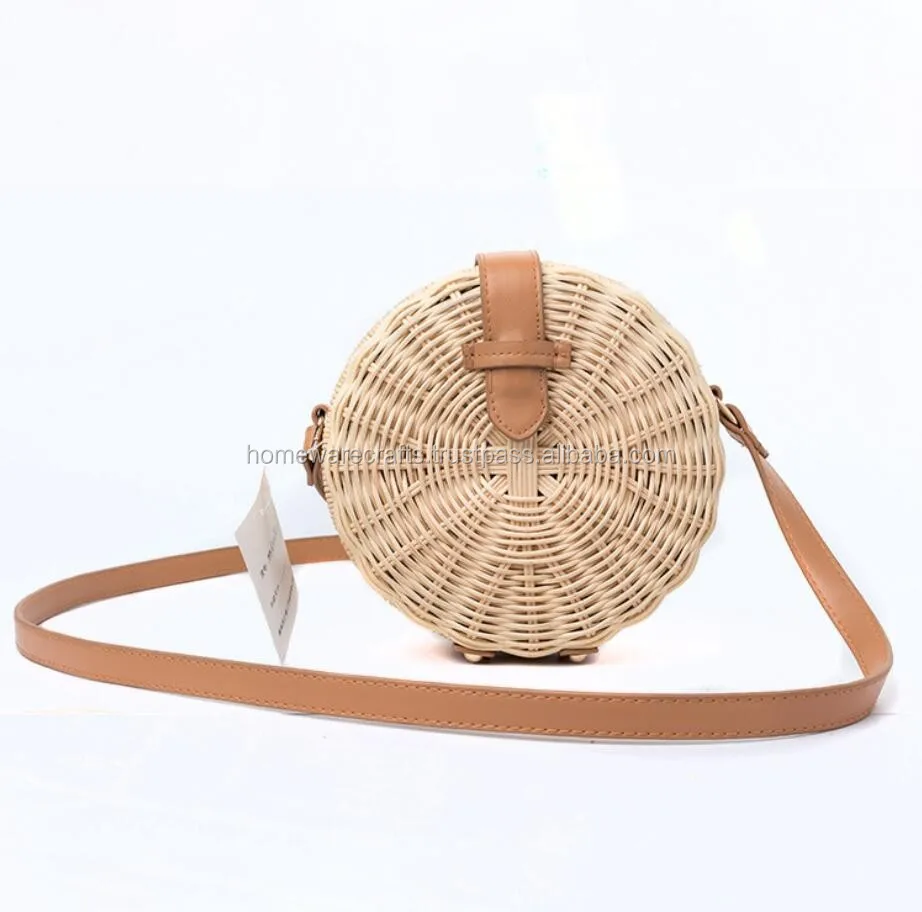 White Natural Rattan Bag Made By Hand - Buy Natural Rattan Bags,Rattan ...