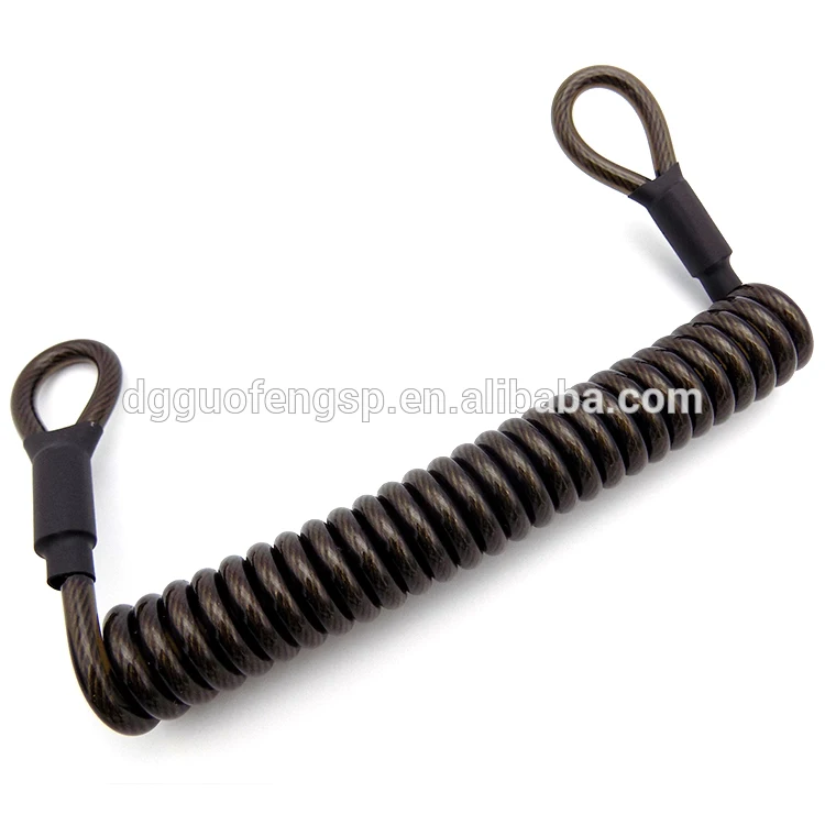 Customized Pvc Coated 7x7 Steel Wire Rope Spring Tether Coil Tool ...