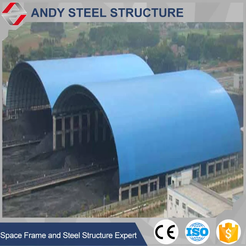 Long Span Steel Space Frame Structure Indoor Coal Yard For Sale - Buy ...