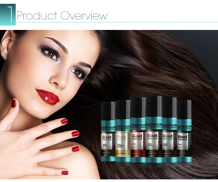 Temporary Root Cover Up Black Color Spray - Buy One Time Hair Color ...