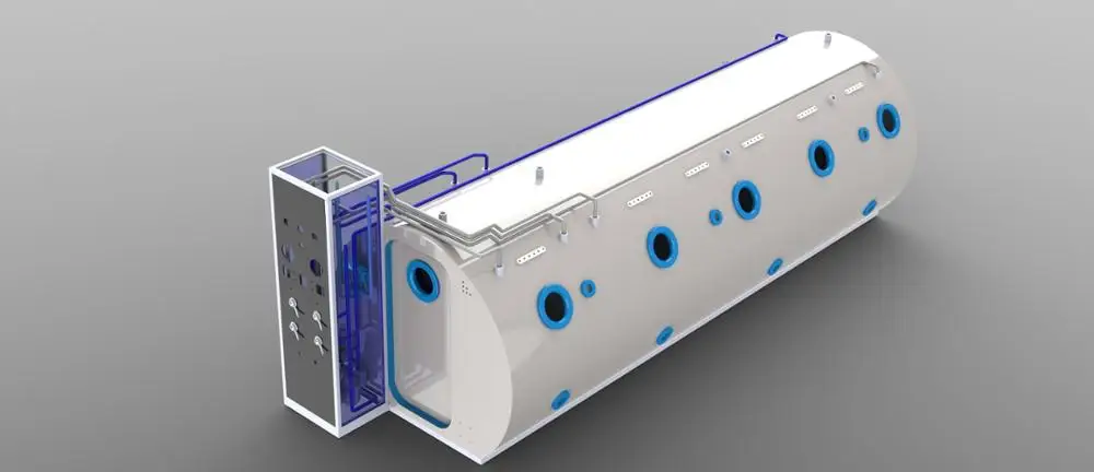 Omega Type Hyperbaric Multiplace Chamber - Buy Hyperbaric Chamber ...