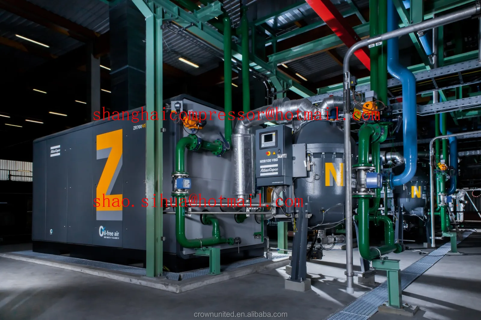 ZT37 VSD - Atlas Copco 37kw/50hp Oil-Free Rotary Tooth Compressors