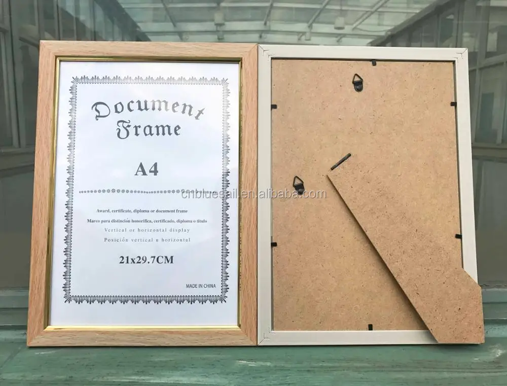 A4 Document Frame,Certificate Frame,Ps Plastic Photo Frame - Buy A4 ...