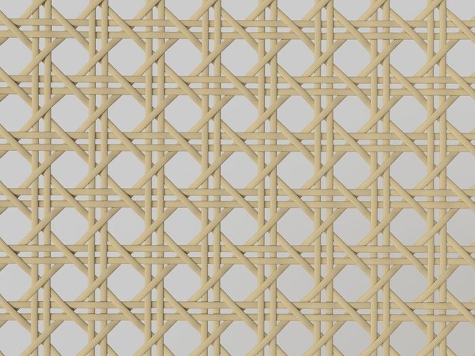 Half Inch Woven Rattan Sheet Materials for Chair Seat