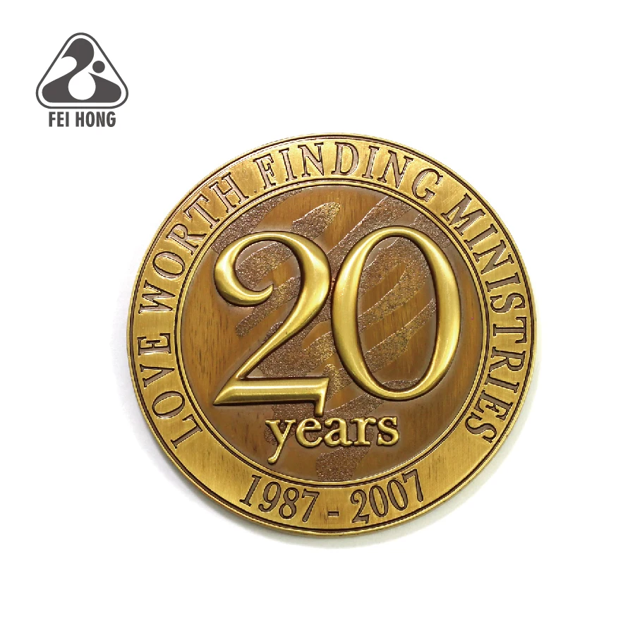 Quality Custom Antique Bronze Anniversary Coin - Buy Customized Metal ...