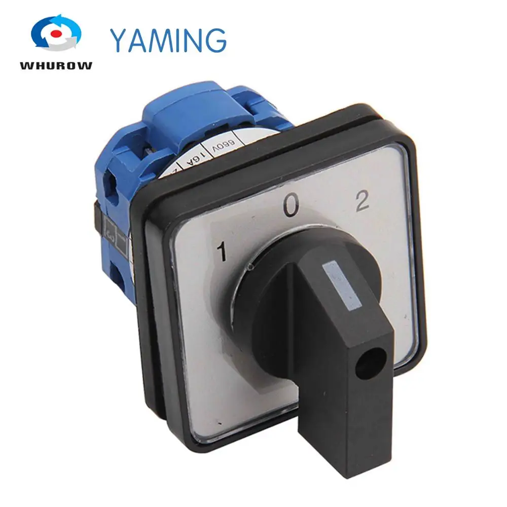 Electric Lw39b-16/1 Changeover Rotary Cam Switch 660v 16a 1 Pole 3 ...