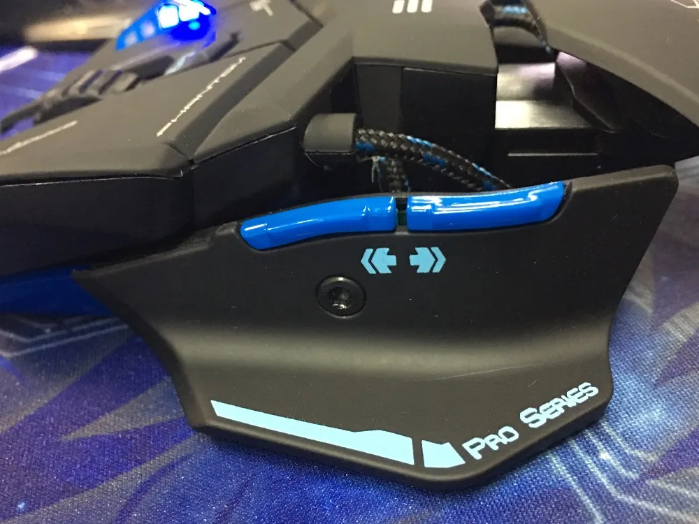 6D Removable Symmetrical Both Hands Fit MMO Professional Gaming Mouse ...