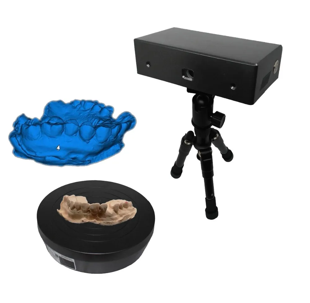 360deg. Two Axis Rotation Axis And White Light Light Source Dental 3d ...