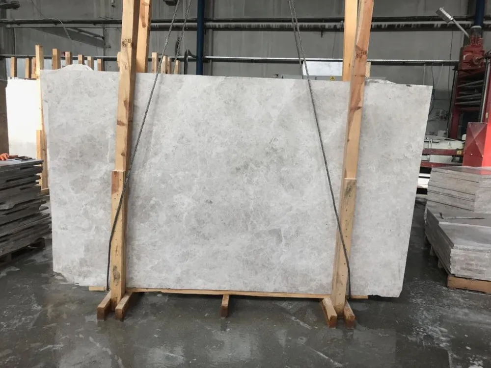 2025 Tundra Light Grey Marble Slab - Durable & Stylish