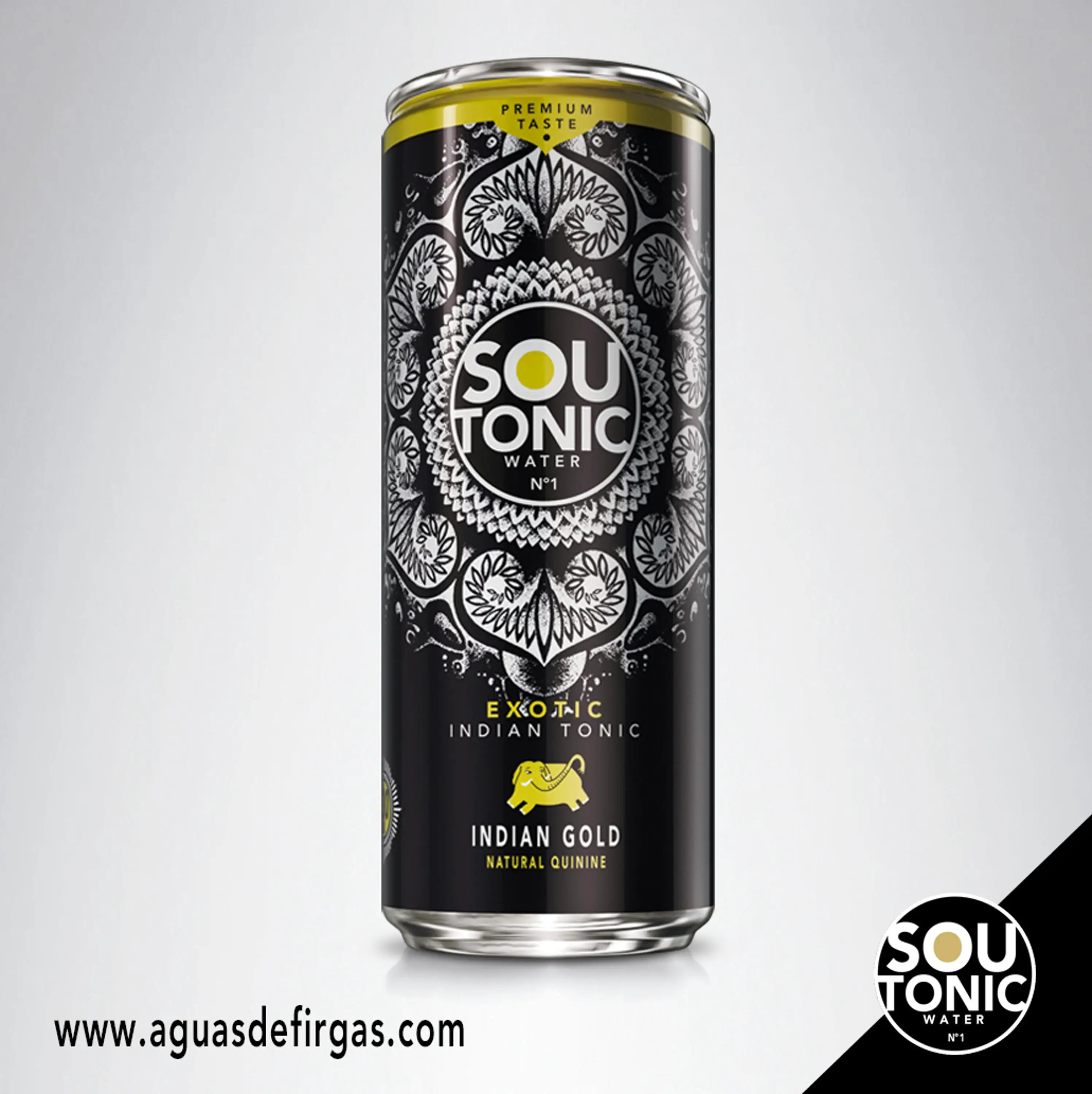 Sou Tonic N 1 - Indian Gold [pack 24] Flavored Tonic Water Refreshing ...