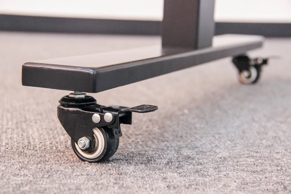 Mobile Hand Crank Manual Uplift Height Adjustable Desk