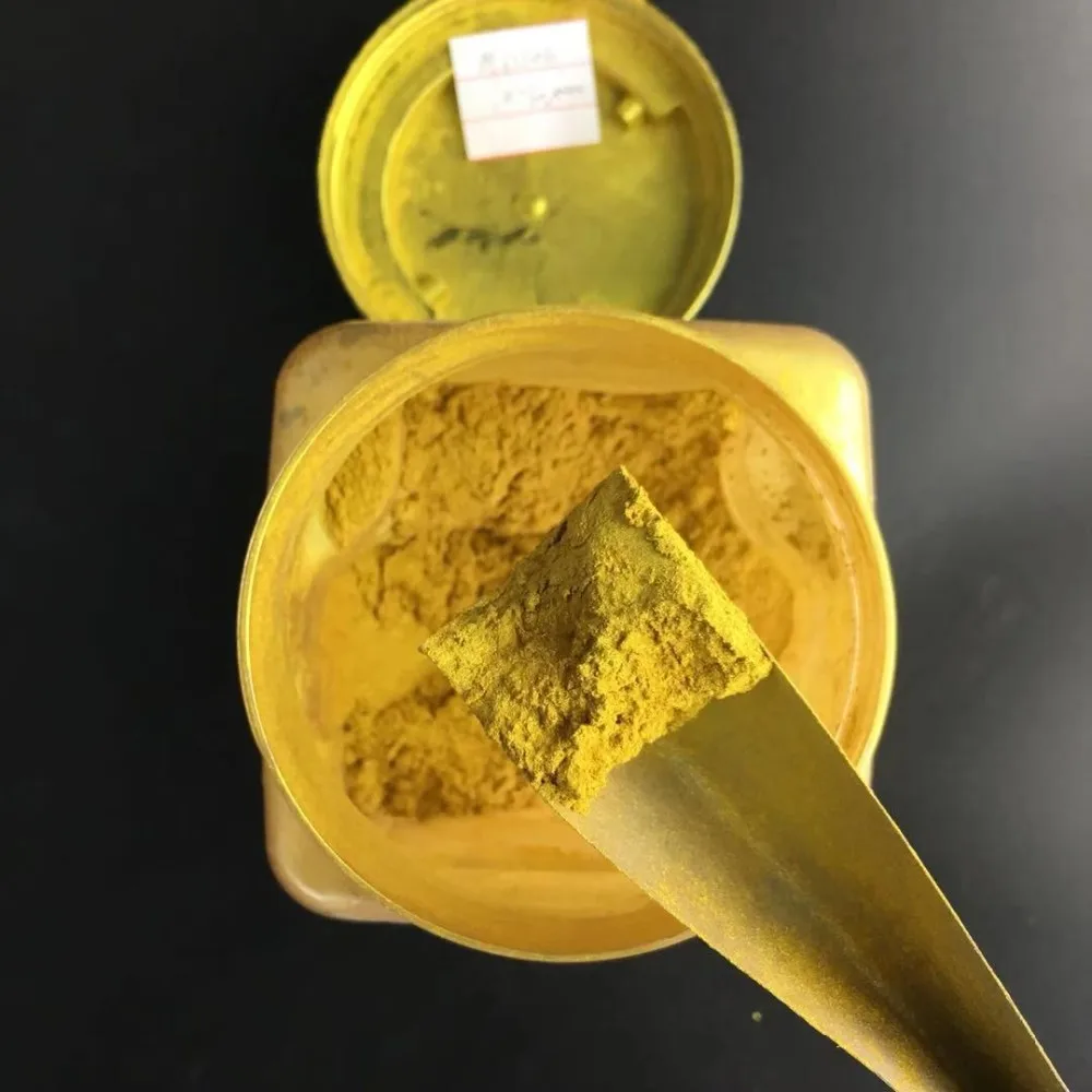 High Chroma Golden Pearlescent Pigment for Bright Brass Effect