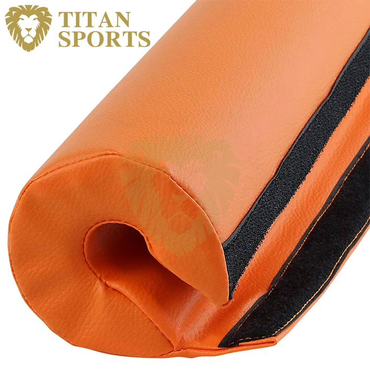 Pu Leather Barbell Bar Wrap Pad For Weightlifting - Buy Barbell Wrap ...