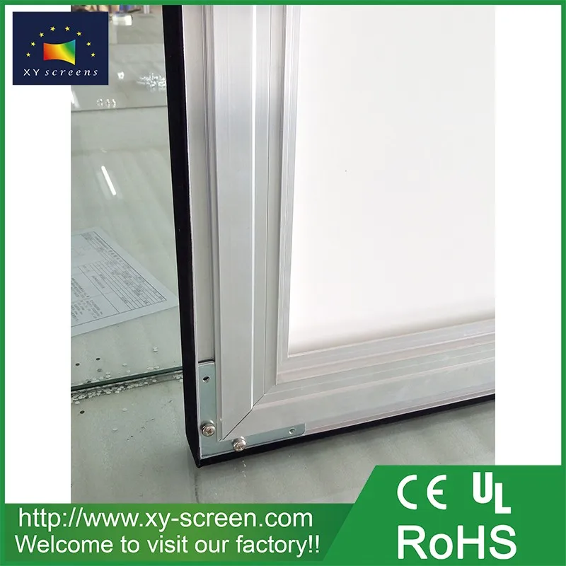 Xyscreen Zero Edge 160 Inch Deluxe Narrow Fixed Frame Projector Screen ...