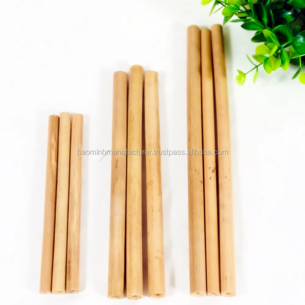 Customized Logo Reusable Bamboo Straw With Coconut Brush - Buy Bamboo ...