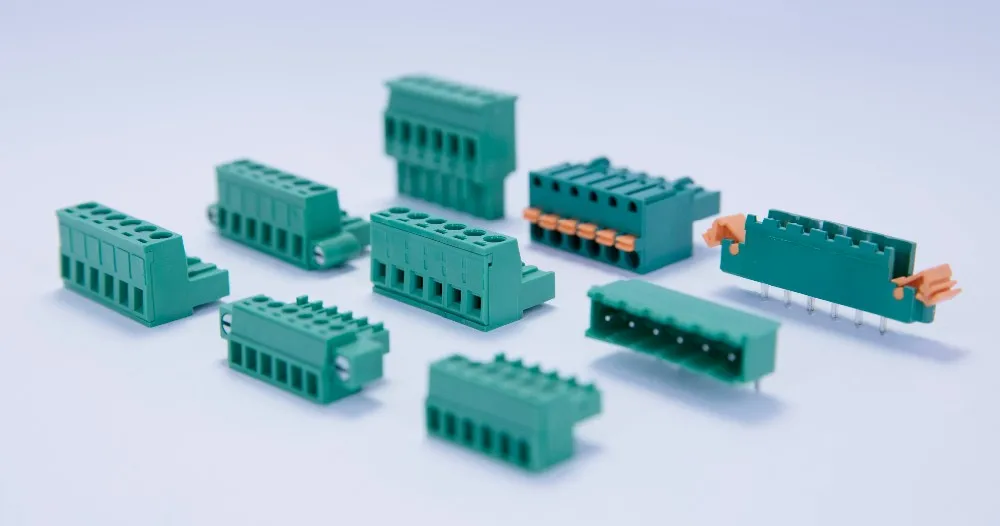 Pluggable Type Terminal Block 3.5 Mm 3.81 Mm 5.0 Mm 5.08 Mm Male Female ...