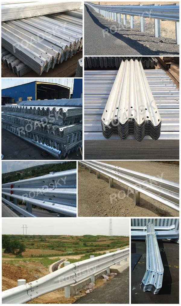 Highway Roadside Safety Galvanized Steel Armco Traffic Barrier - Buy ...