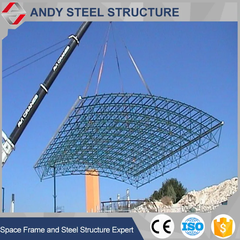 Long Span Steel Space Frame Structure Indoor Coal Yard For Sale - Buy ...