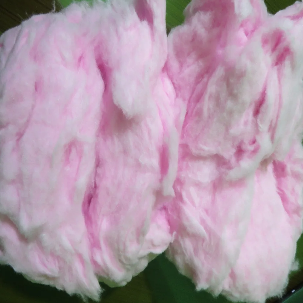 Best Quality 100% Cotton Shoddy Pink Color - Buy 100% Cotton Shoddy ...