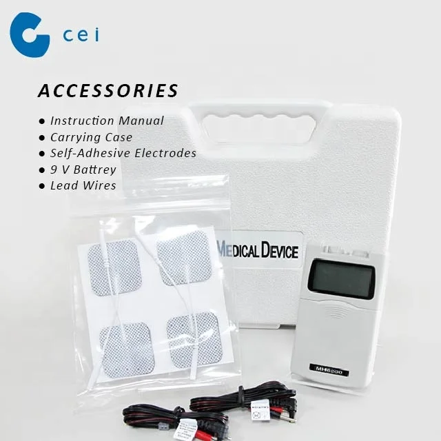 Tens Unit Knee Pain Relief Machine Tens Massager Portable ...