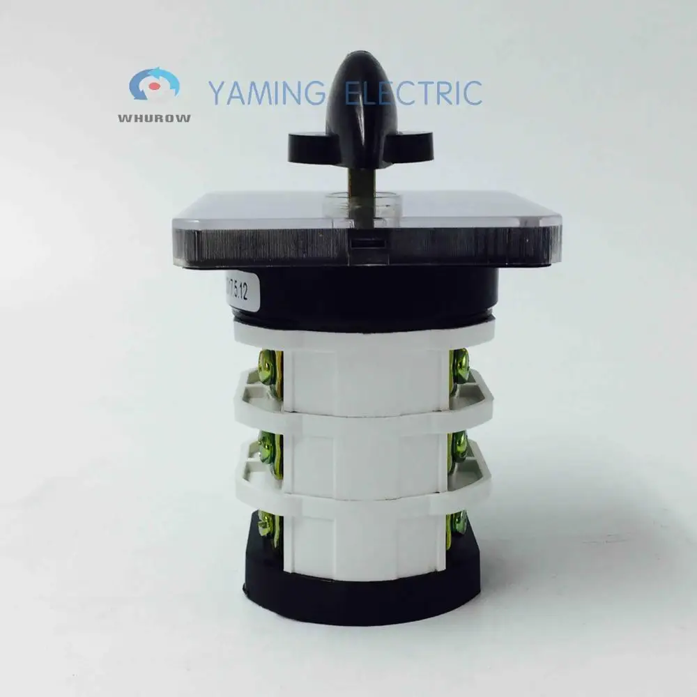 3 Phase Change Over Switch 32a 3 Poles 3 Position Manual Transfer ...