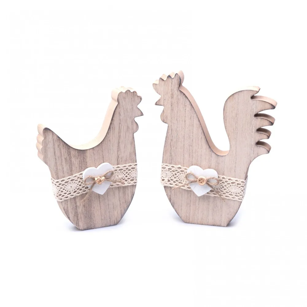 Wooden Hen Easter Decor With Customized Color And Sizes For Christmas ...
