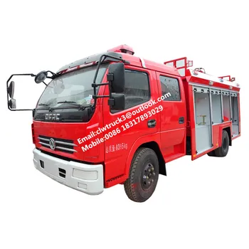 Dongfeng Standard Fire Truck Dimensions/fire Truck 4x4/fire Fighting ...