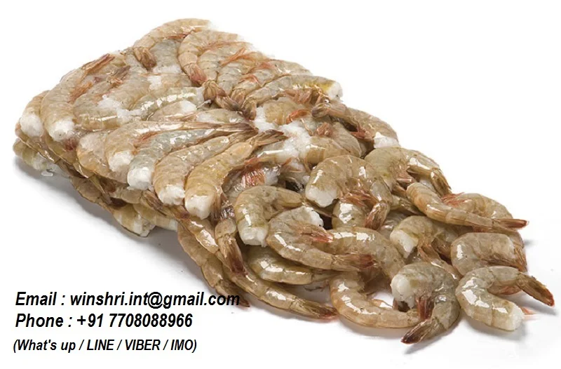 Iqf Raw Frozen Headless Shrimp From India - Buy Iqf Block Frozen ...