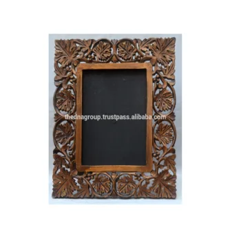 Indian Handicraft Leaf Design Wooden Photo Frame - Buy Wooden Photo ...