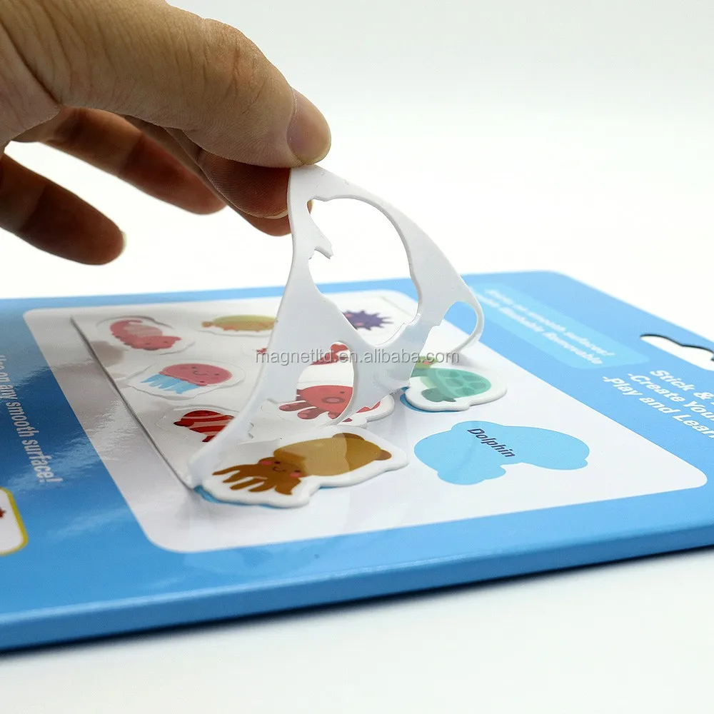 Hot Sell Soft Tpe Reusable Stickers For Children & Play Board,Custom ...