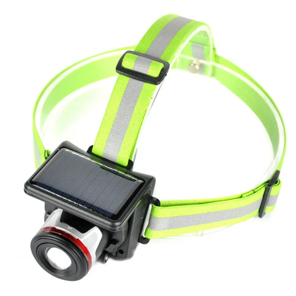 Brighter Rechargeable Solar Powered Outdoor Headlamp With Water ...