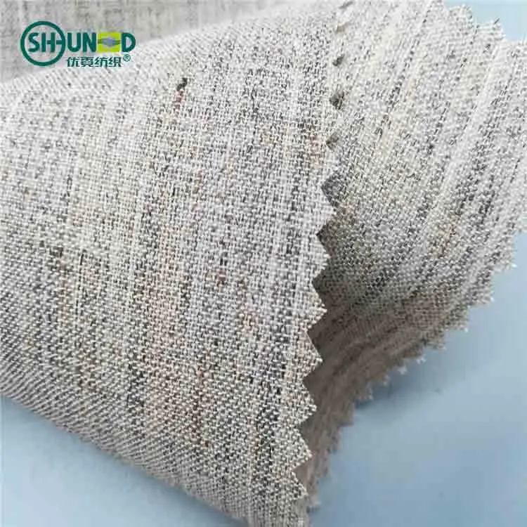 Stiff Woven Hair Interlining Fusible Interlining Fabric Hair Canvas ...