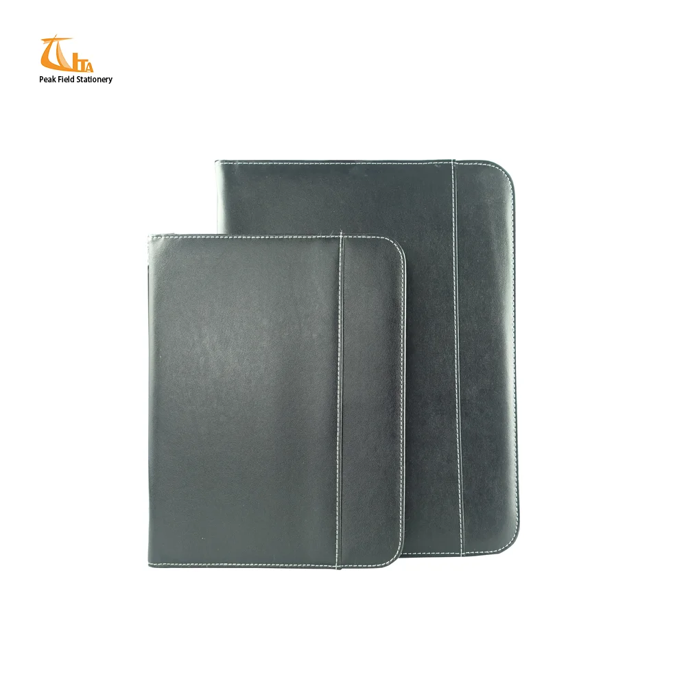 Luxury Style Leather Cover A5 File Folder Portfolio - Buy Leather File ...