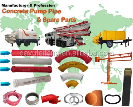 Shop High-Quality Concrete Pump Accessories & Spare Parts